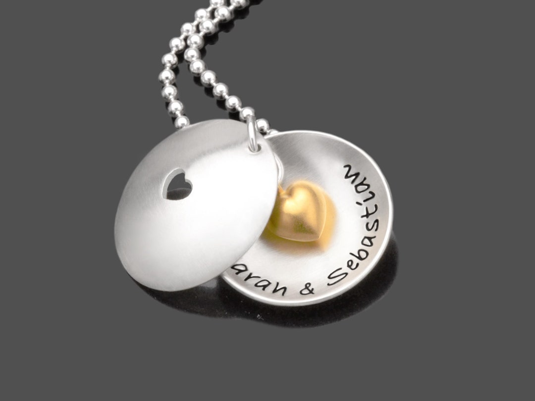 Bridal Jewelry Partner Jewelry Necklace Wedding Engagement Engraving IN ...