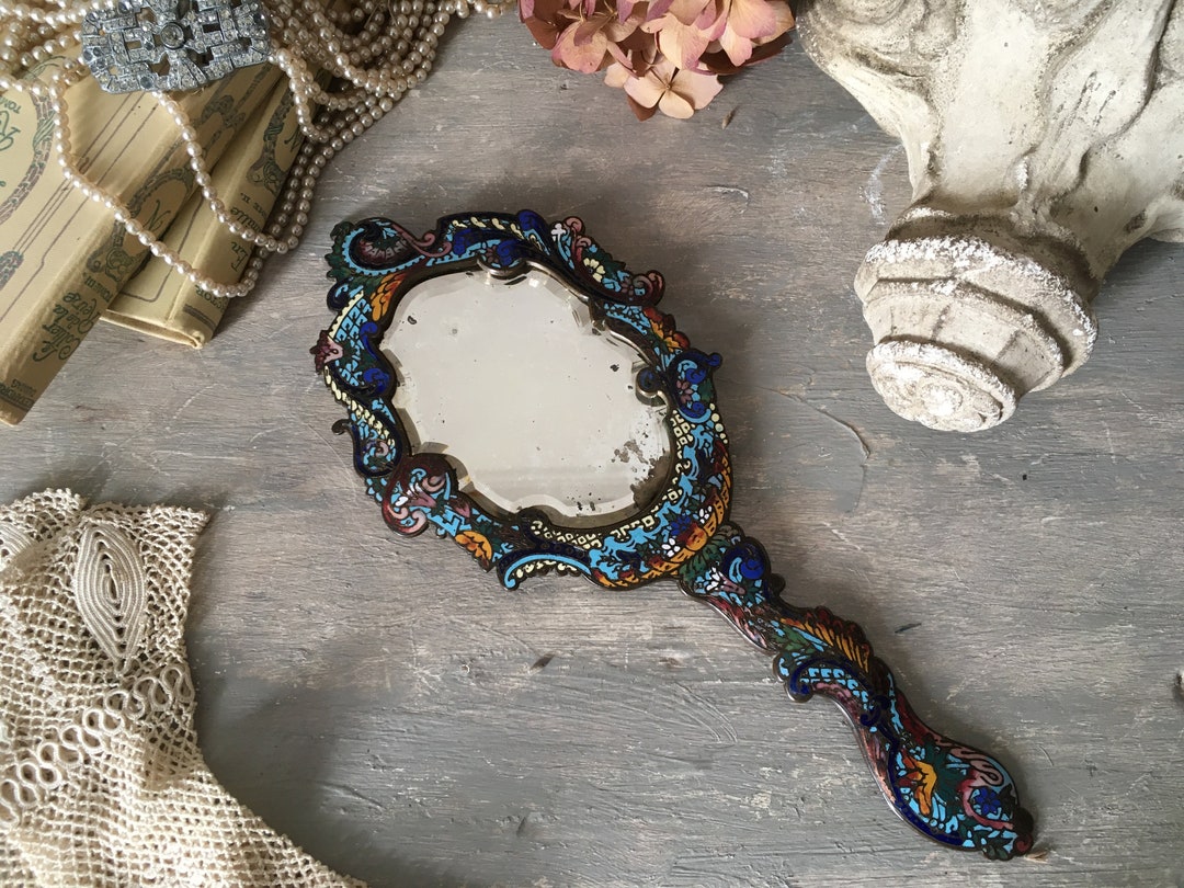 Antique Hand Mirror - Etsy