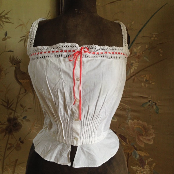 Antique Corset Cover - Etsy