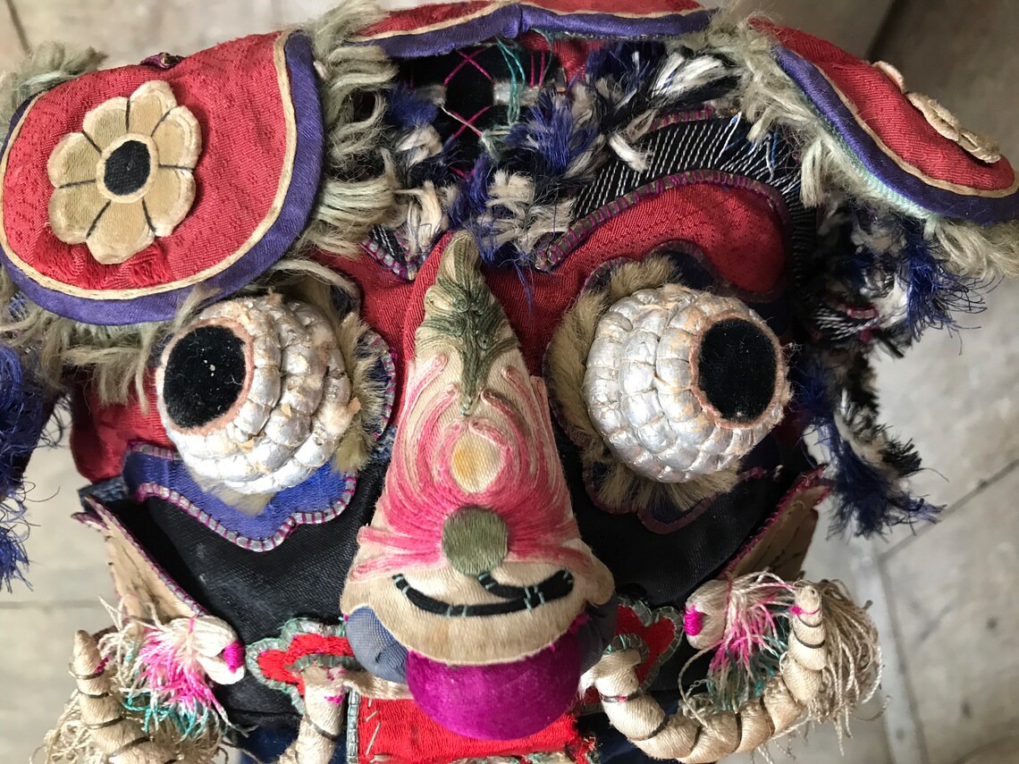 Antique Chinese Festival Tiger Hat - Etsy