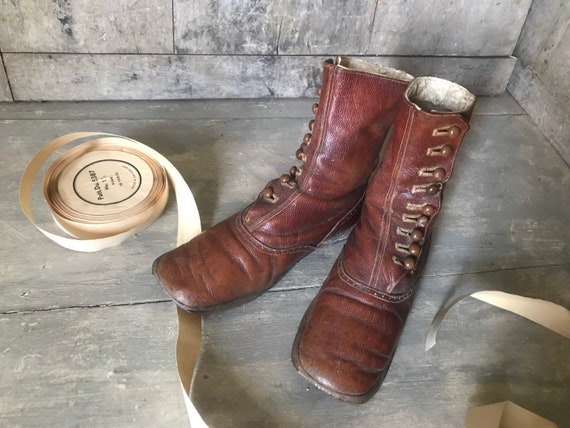 Edwardian childs button boots - Gem