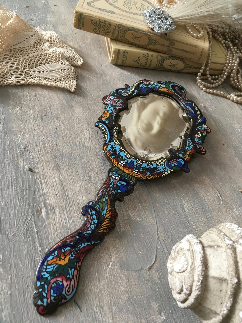 Antique Hand Mirror - Etsy