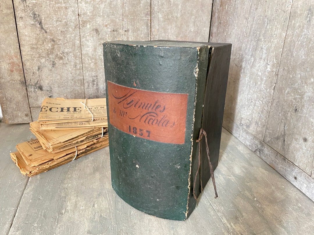 Filing Archive Box From 1857 - Etsy