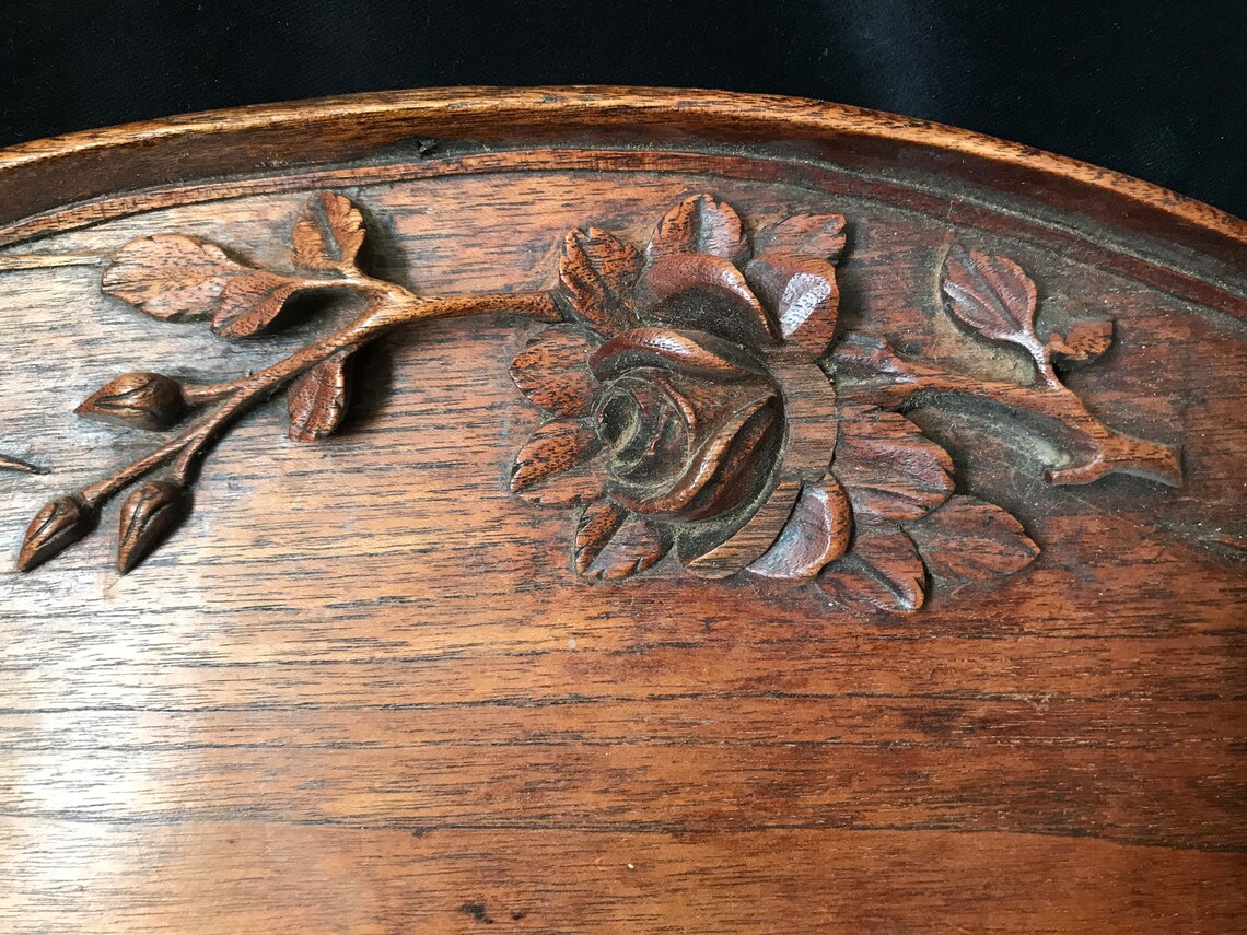 Wooden Tray With Sculpted Dragon - Etsy