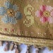 Cross Stitch Embroidered Panel of Fabric - Etsy