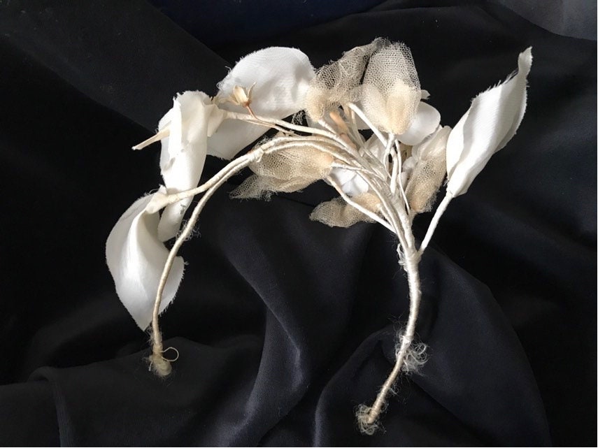 1920s Wedding Crown of Silk Lillies - Etsy