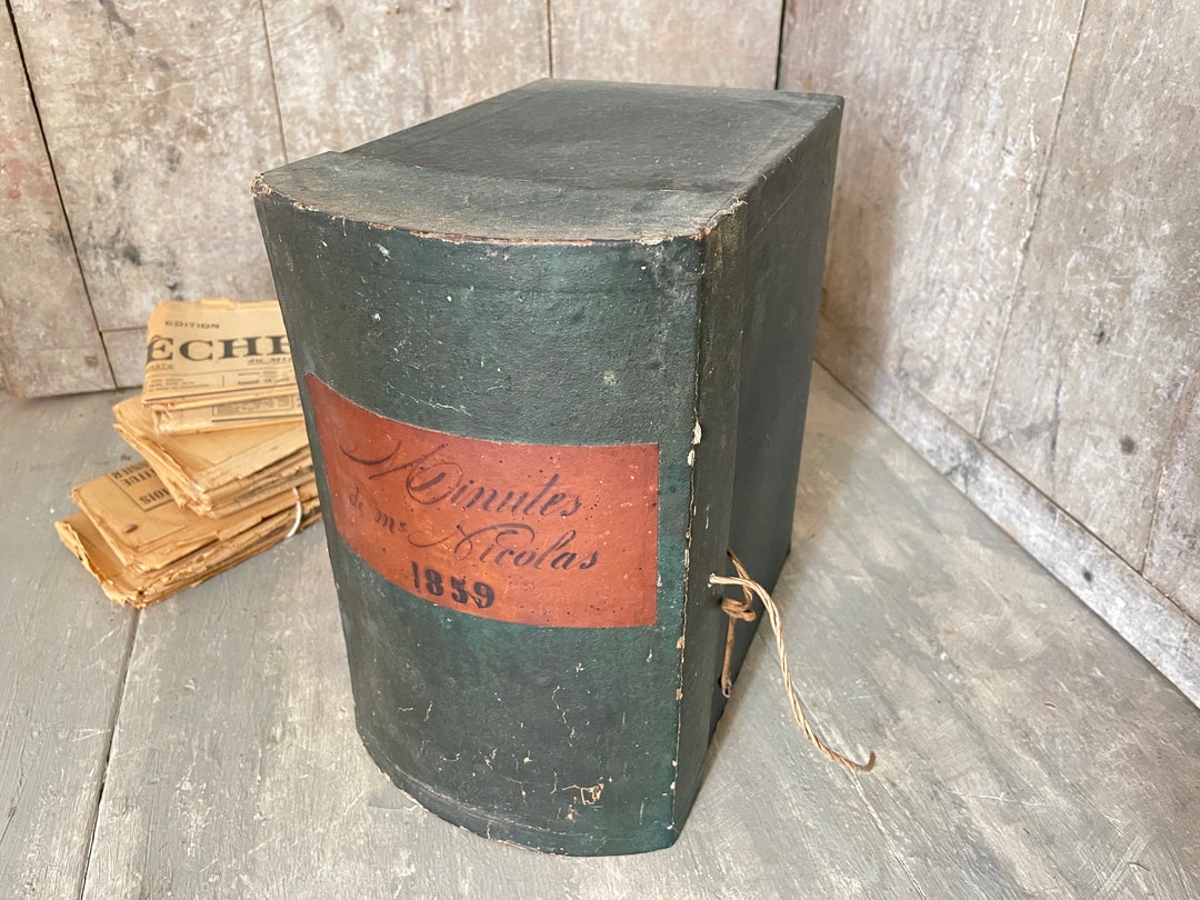 Filing Archive Box From 1859 - Etsy
