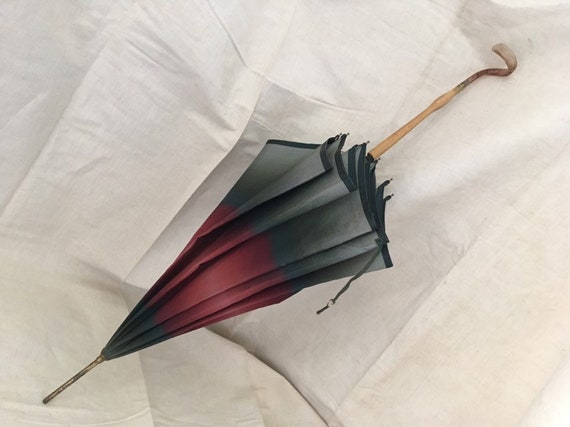 Vintage silk parasol - Gem