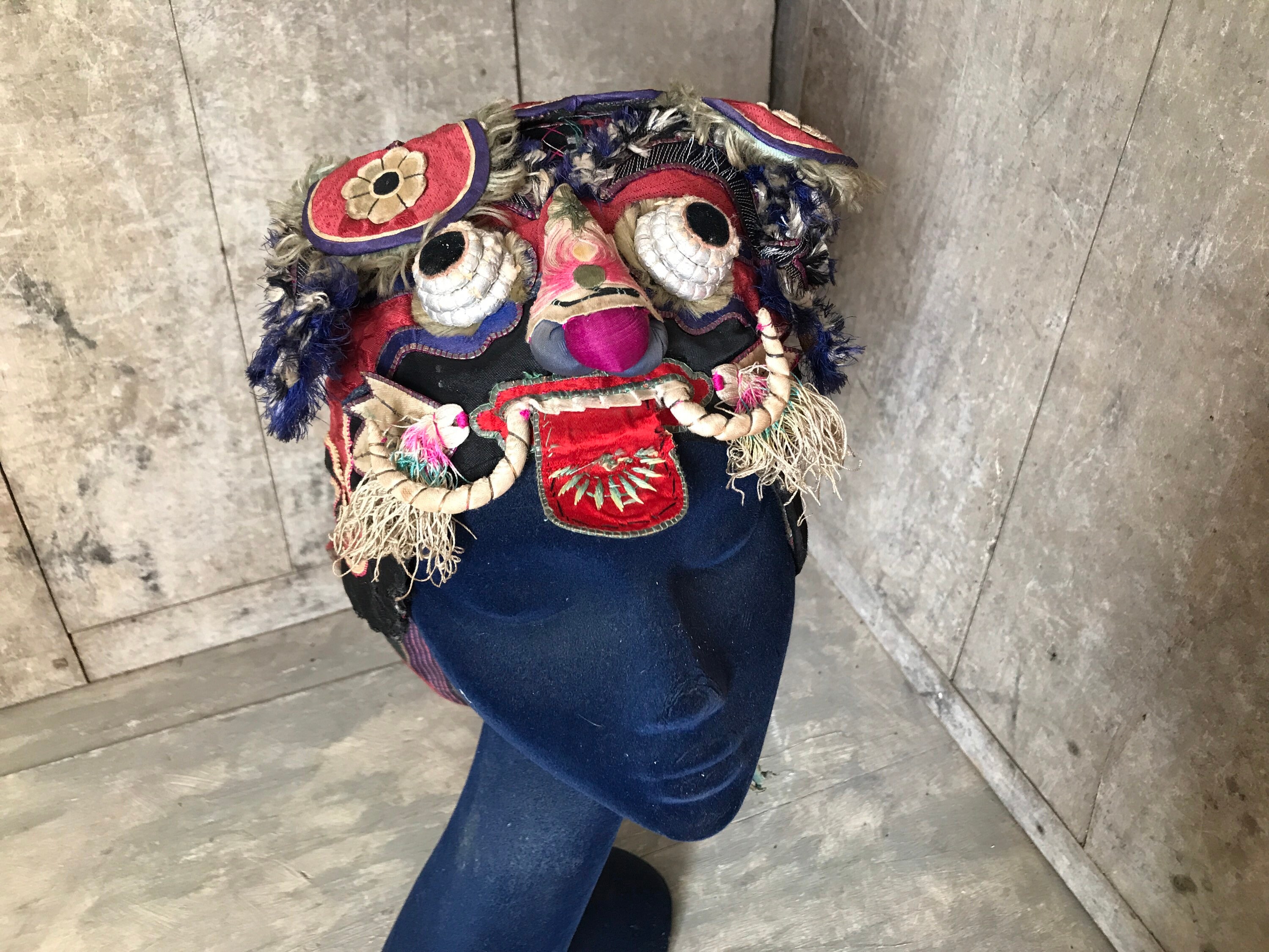 Antique Chinese Festival Tiger Hat - Etsy