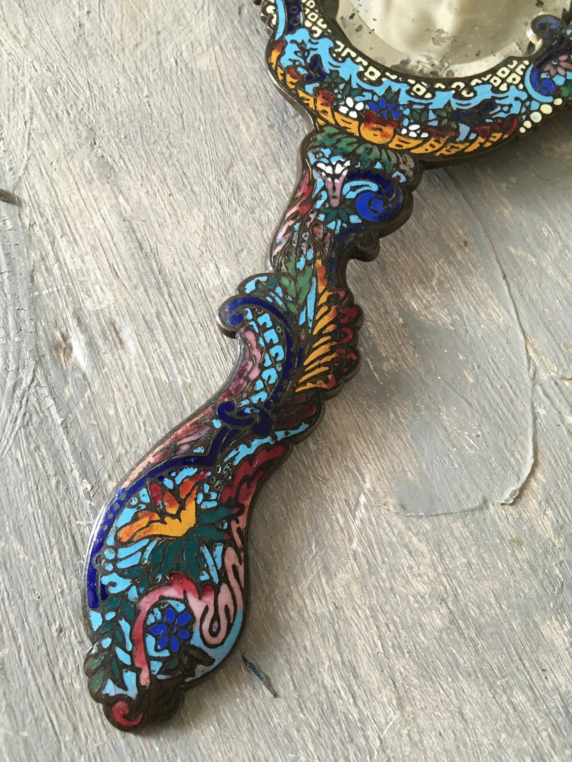 Antique Hand Mirror - Etsy