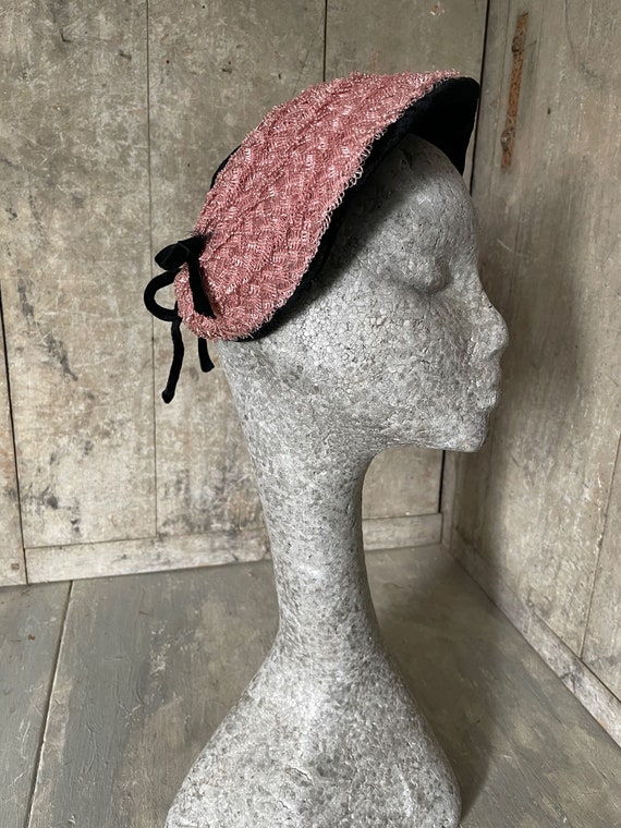 1930's pink hat - Gem