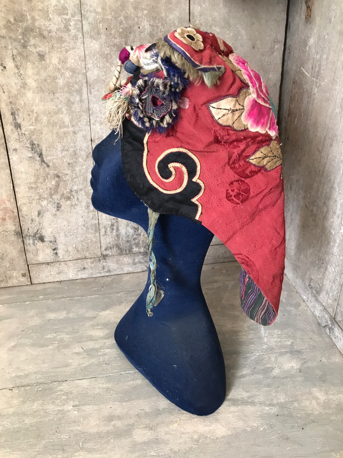 Antique Chinese Festival Tiger Hat - Etsy