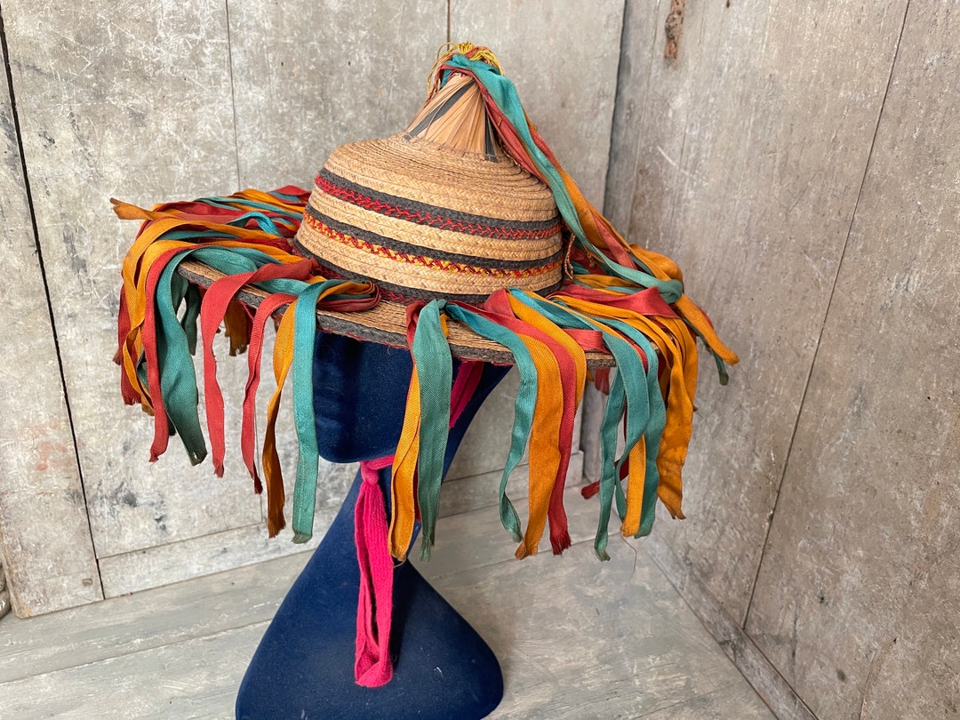 Vintage Mayan Festival Hat - Etsy