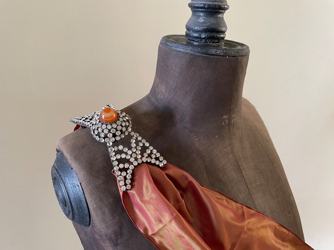 Large Diamante Buckle From the 1920's - Etsy