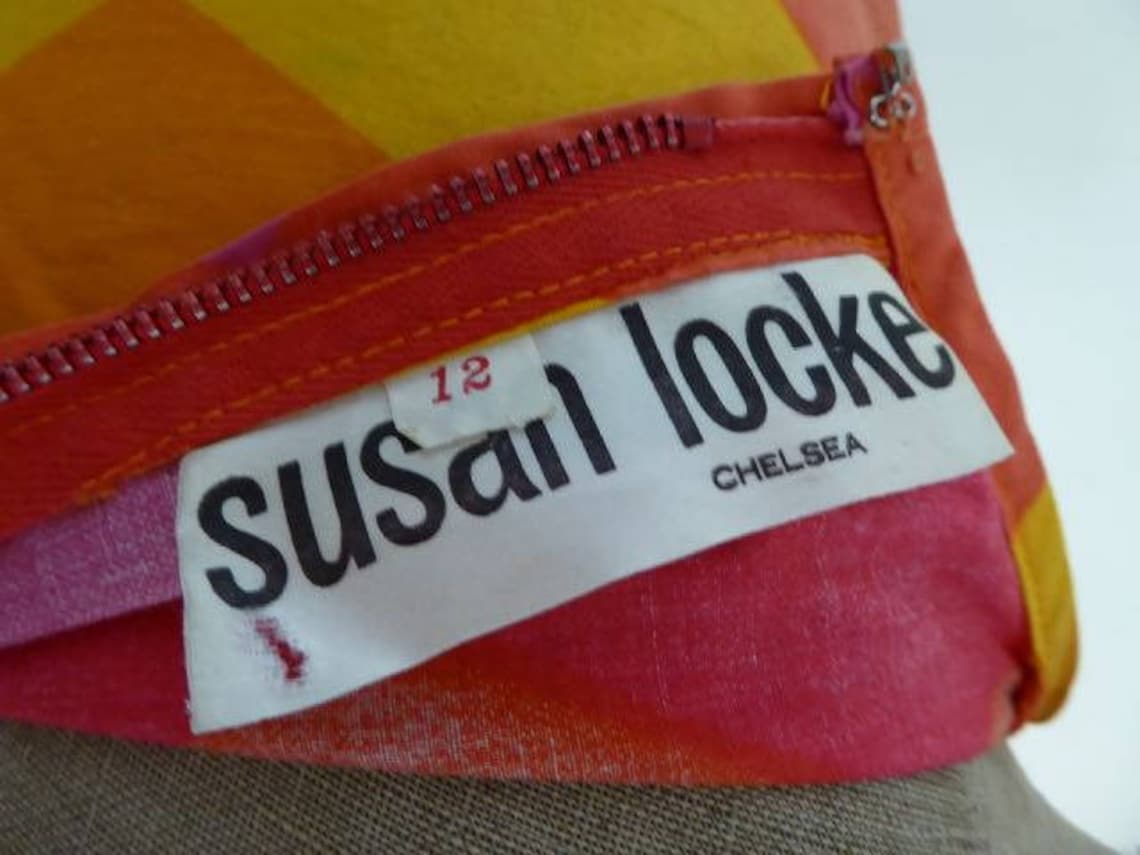 1960's Mini Dress by Susan Locke - Etsy