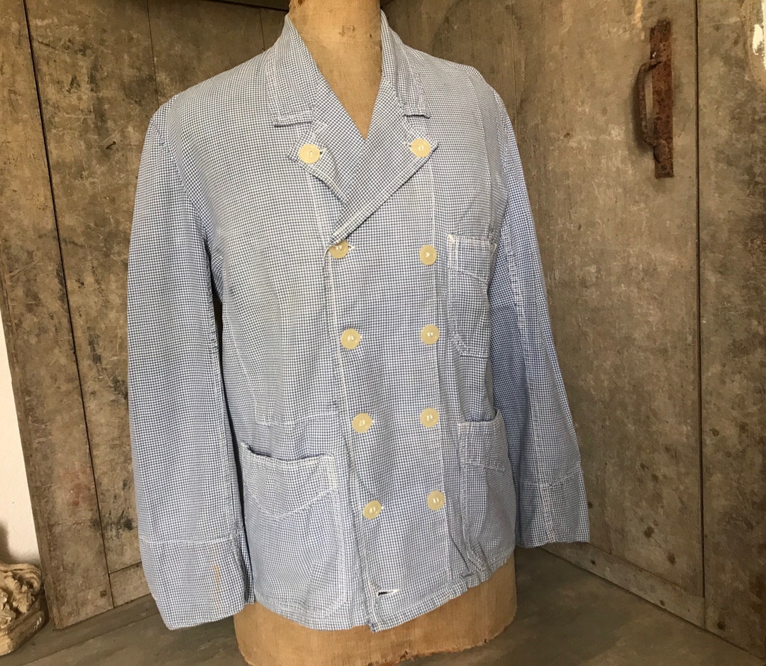 Old Workwear Jacket for a Butcher - Etsy