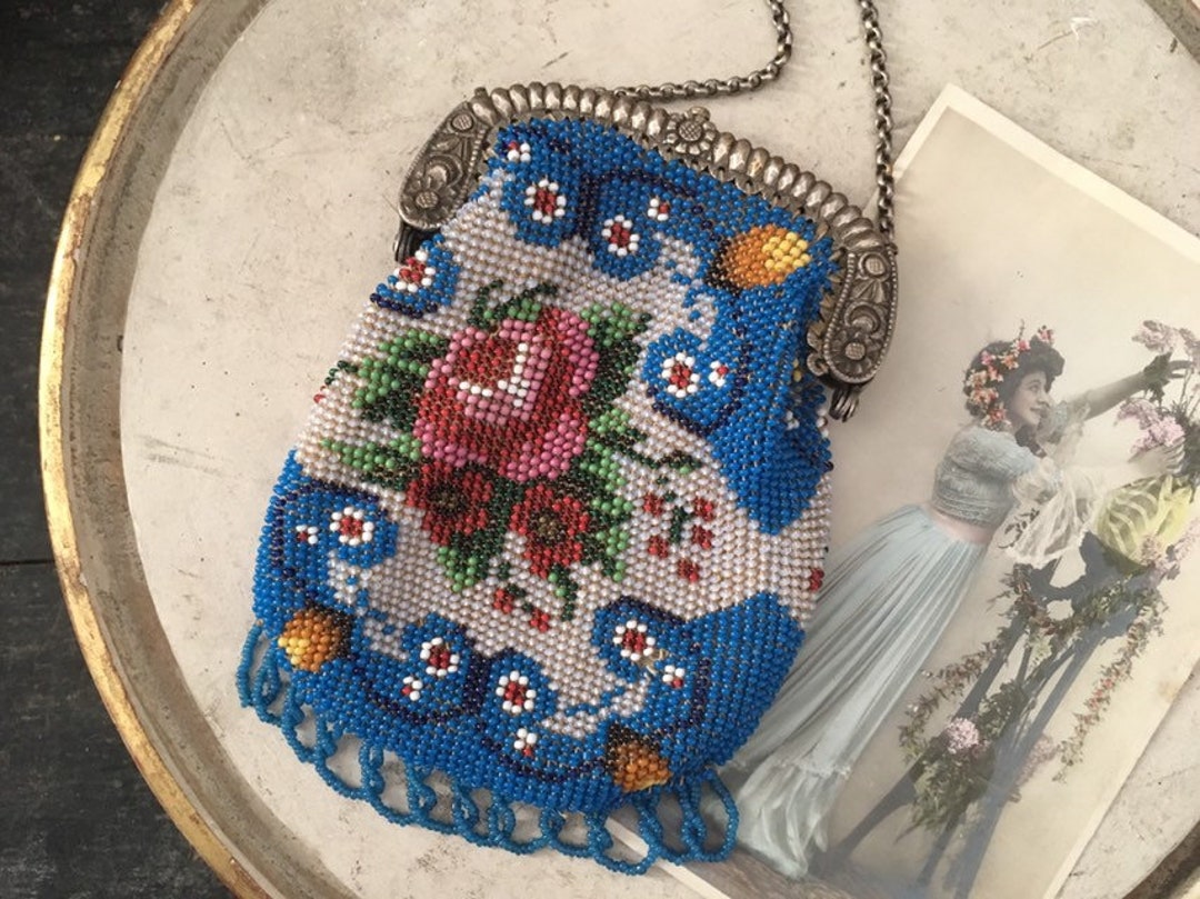 1830s Antique Beaded Purse - Etsy