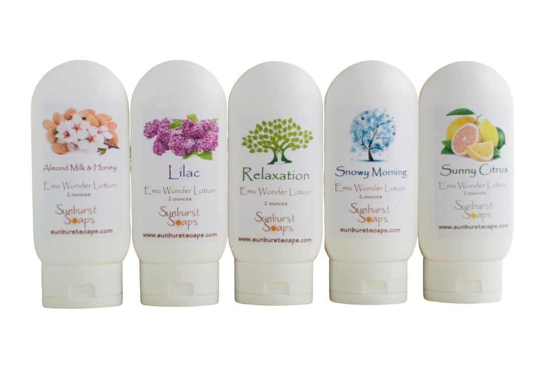 Emu Wonder Lotion - Hand and Body Lotion - 2oz, 4oz, 8oz Bottles in 8 ...
