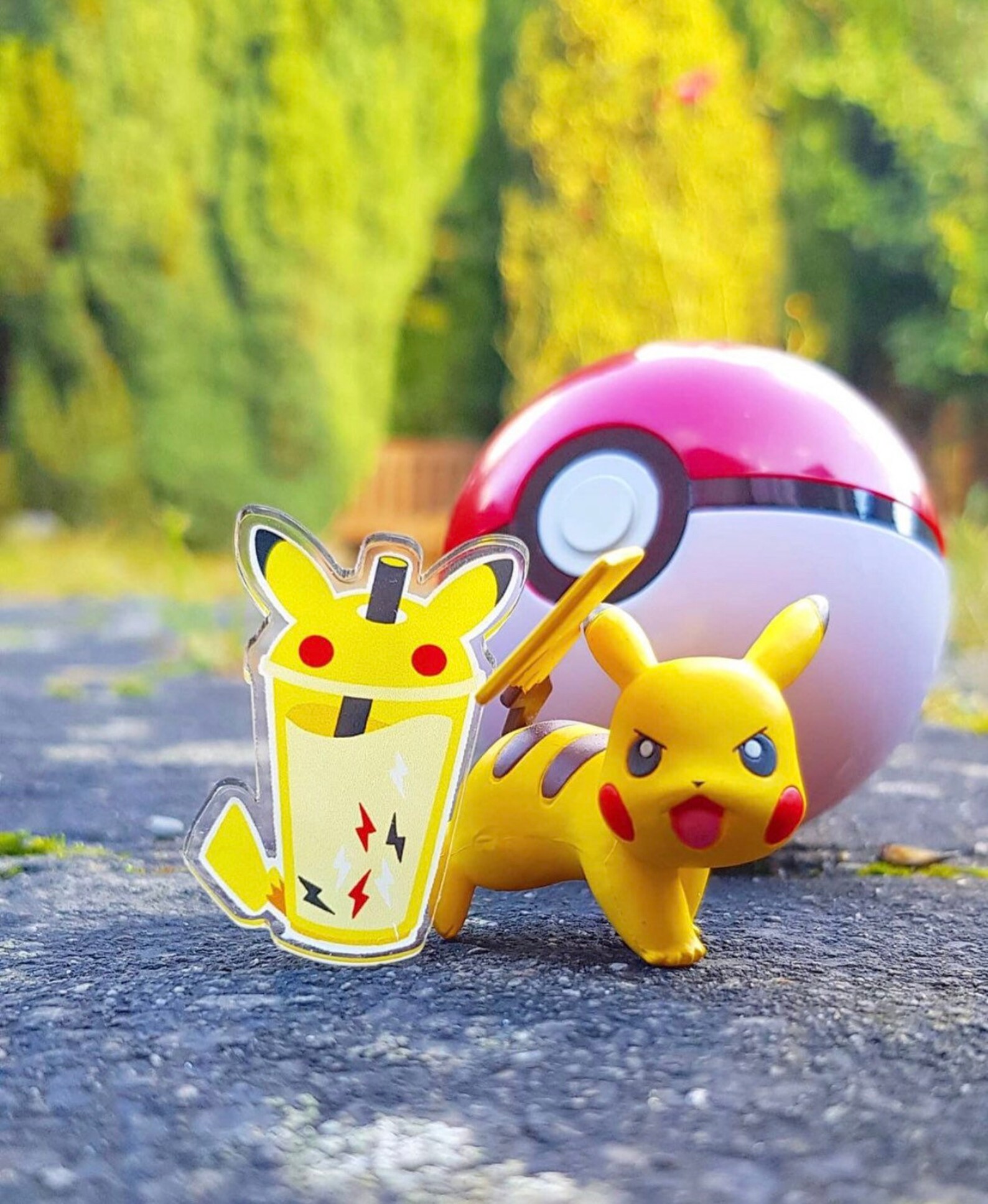Pikachu Bubble Tea Pin // Pixielatedesign Eeveelutions | Etsy