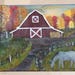 Fall Folk Art Painting Artist Original on 11x14 Inch Canvas - Etsy