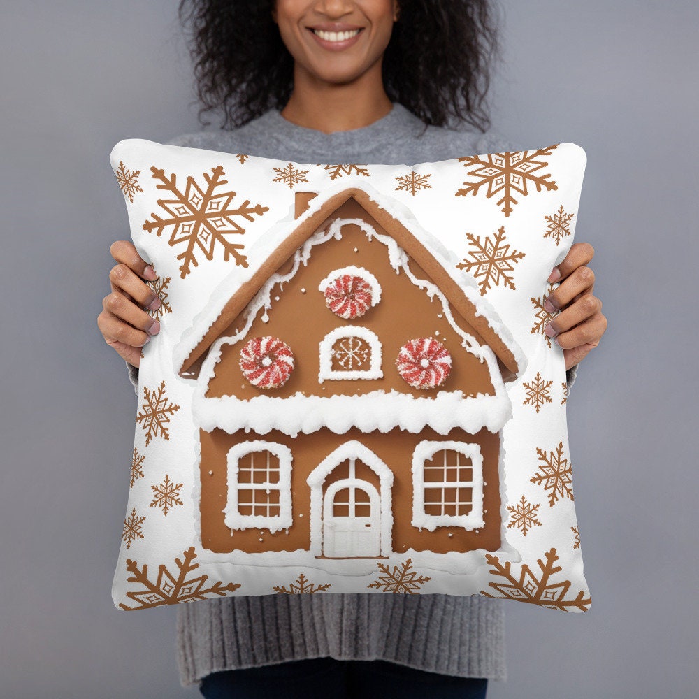 Gingerbread Decor Cute Ginger Snowflakes & Icing Gingerbread House - Etsy