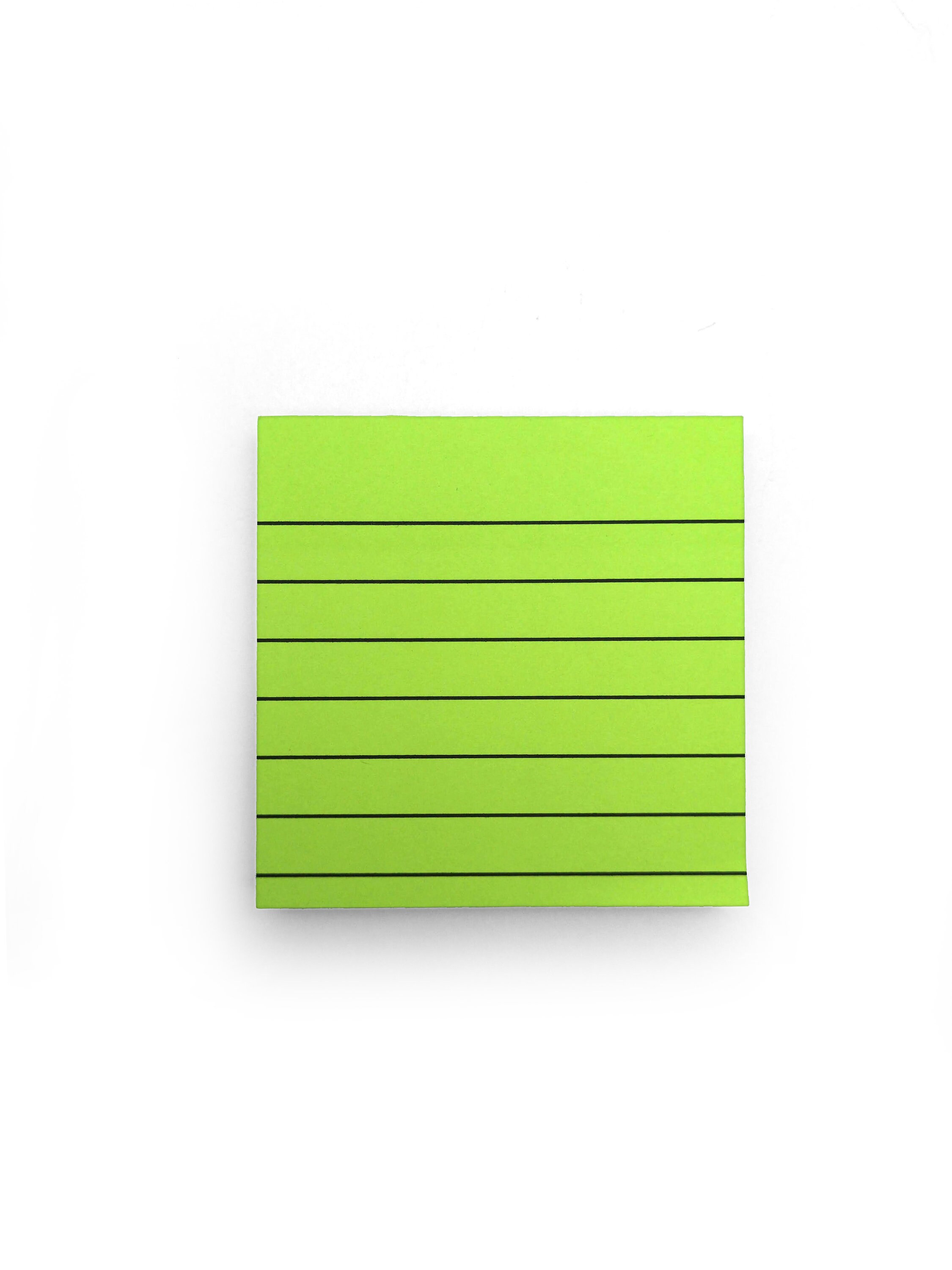 Lined Sticky Notes / Neon Square Post It Notes / Memo Pads of - Etsy