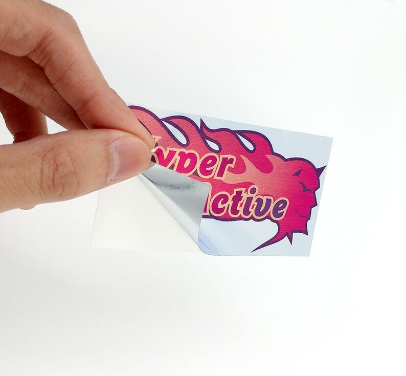 Silver Sticker Shiny Vinyl / Customisable Printable Labels / - Etsy UK