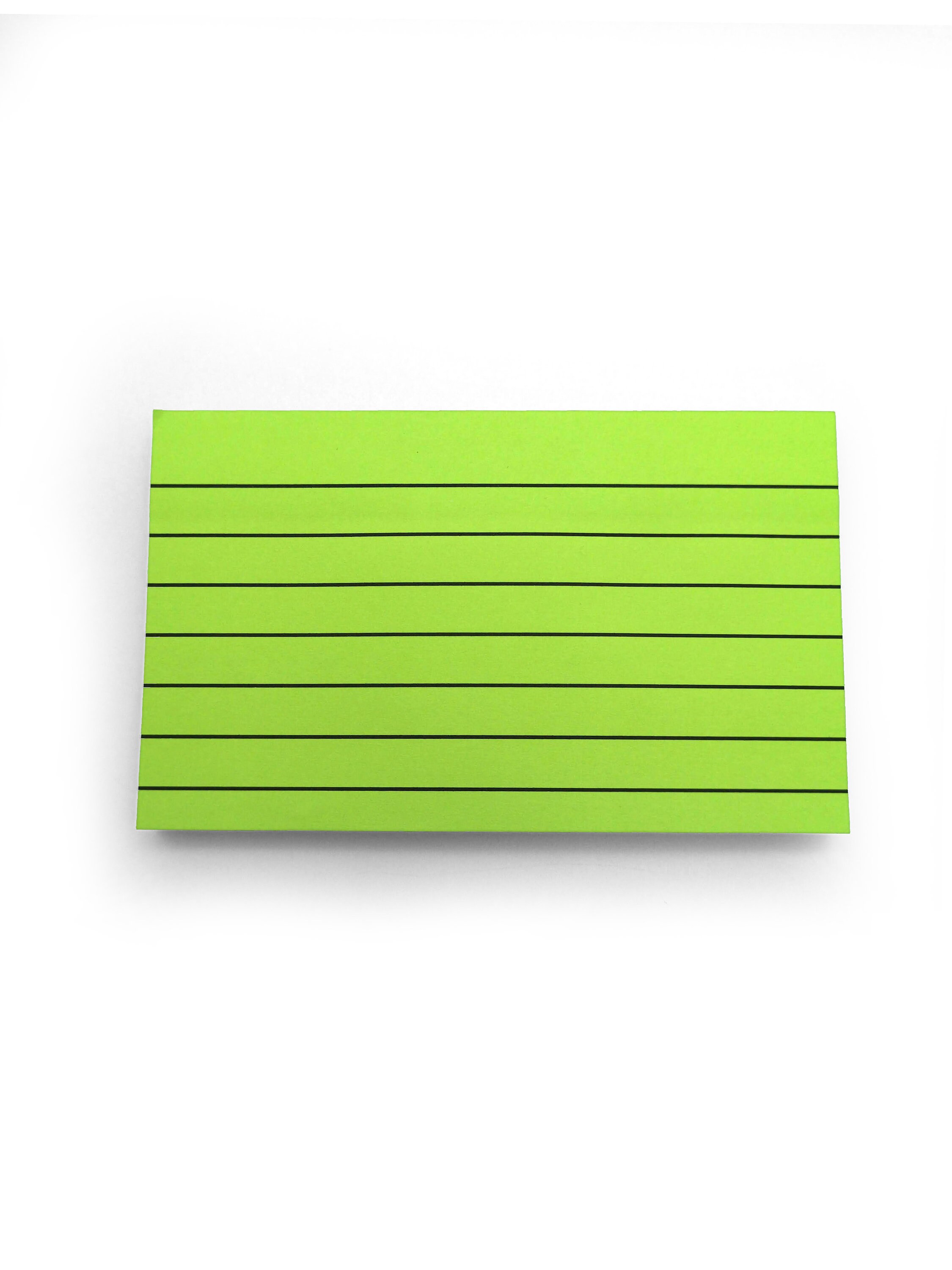 Lined Sticky Notes / Neon Rectangle Post It Notes / Memo Pads | Etsy