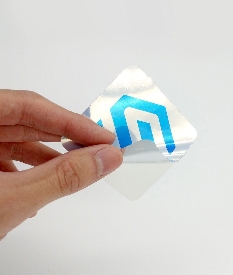 Silver Sticker Shiny Vinyl / Customisable Printable Labels / - Etsy UK