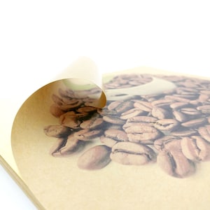 Kraft Brown Sticker Paper / A4 Blank Matte Customisable DIY Self ...