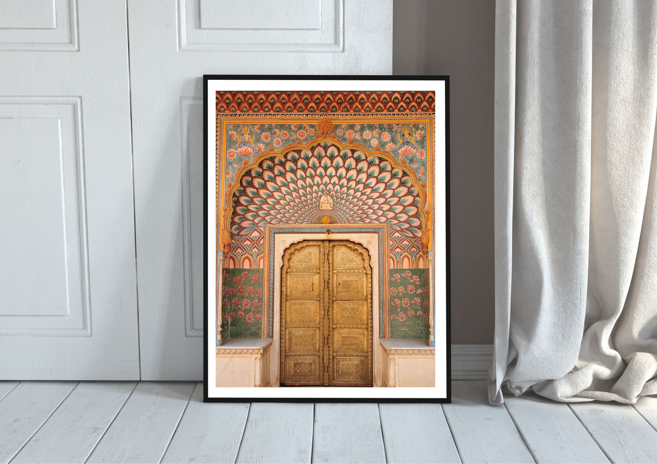 Lotus Gate Photograph, Jaipur Palace Jaipur Rajasthan India, Wall Art ...