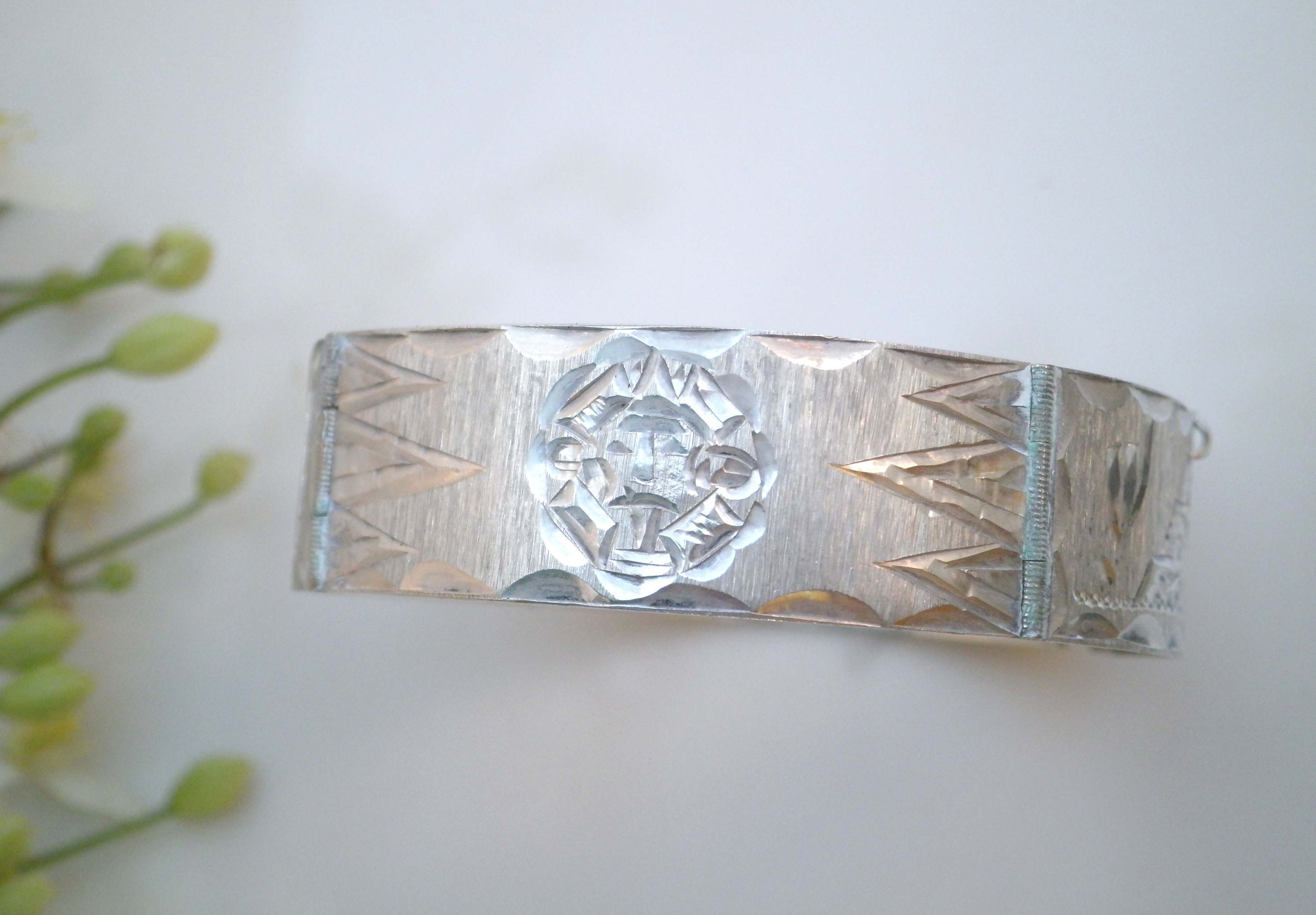 Vintage 1960s Mayan Eagle 4 Taxco Mexico 15mm Wide 925 - Etsy