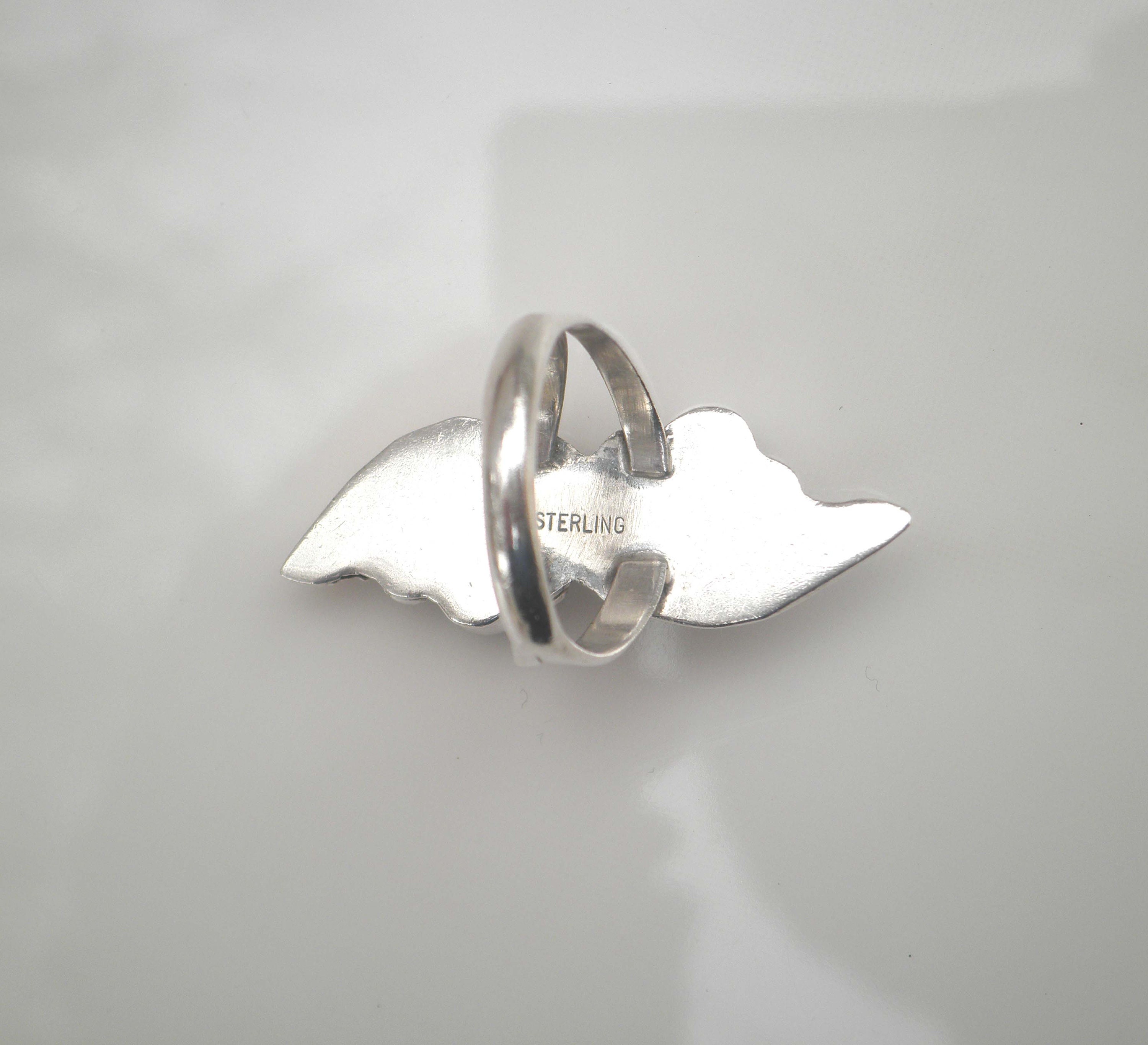 Native American Signed Navajo Becenti Turquoise Leaf Sterling Silver ...