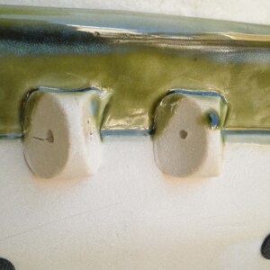 Irish Artisan Potter Colm De Ris Rare Emerald Wall Hanging/ - Etsy