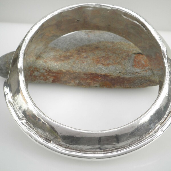 Wide Bangle Bracelet - Etsy