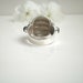 Vintage Signed DSE 925 Sterling Silver Scalloped Ribbed Dome Onyx Ring ...