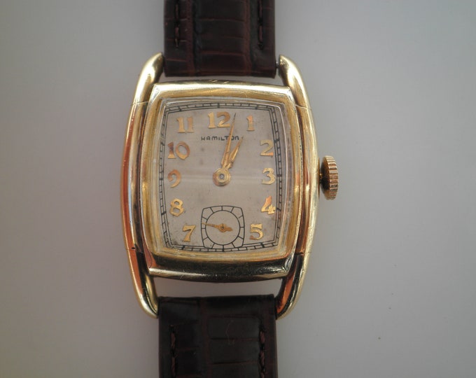 Vintage 1939 Hamilton 987A Movement 17 Jewels Self Winding Wadsworth ...