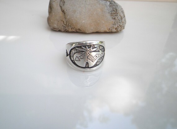 Vintage Signed Native American Roderick Tenorio RMT C… - Gem