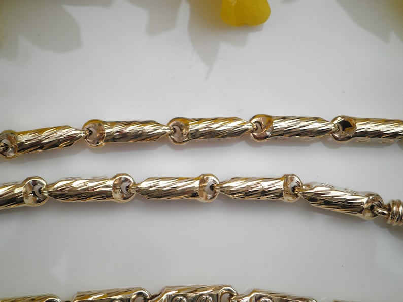 Vintage 10K Gold Over 925 Sterling Silver Rectangular Barrel - Etsy