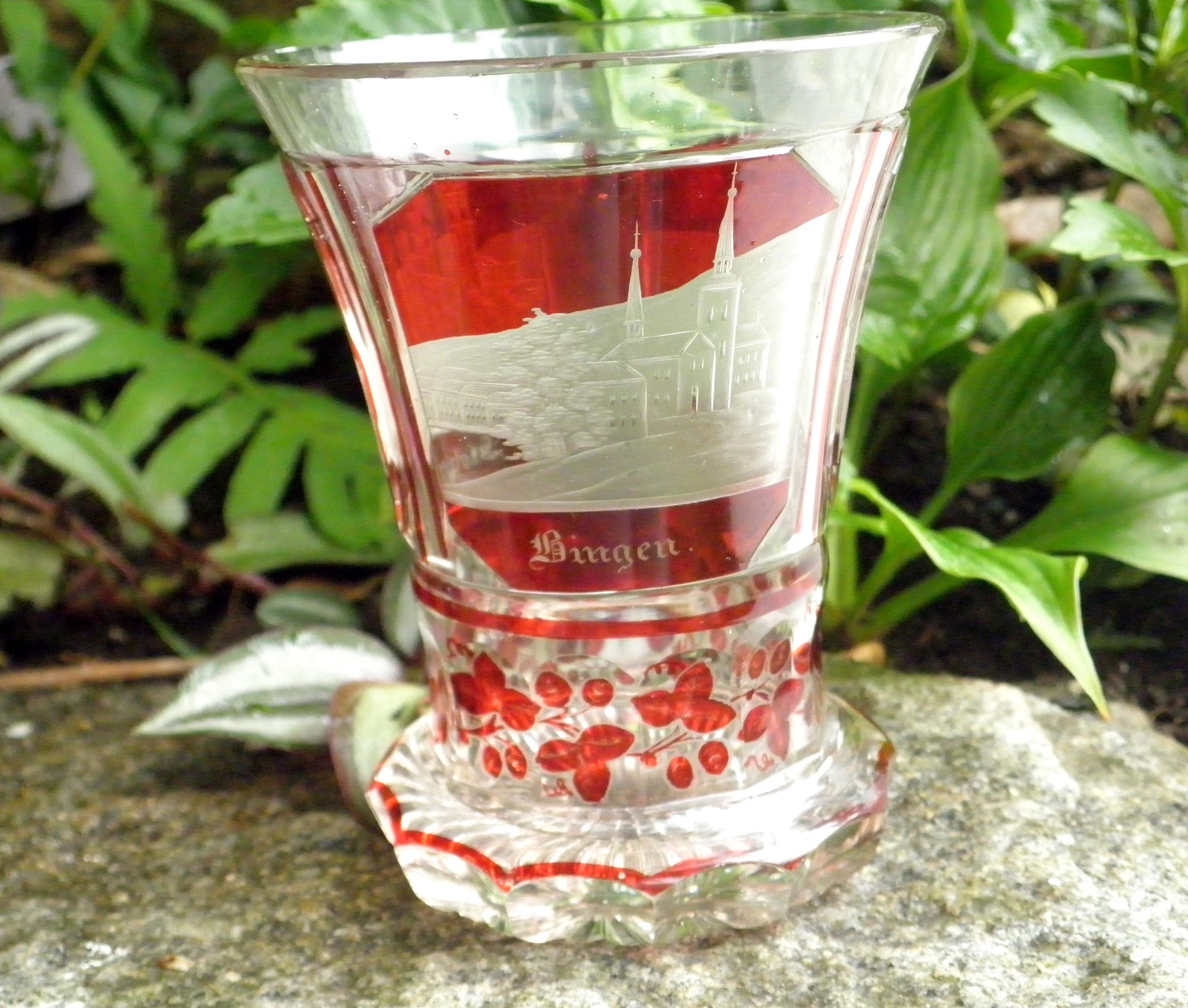 19th Century German Bohemian Etched in Templa, D, Niederwald ∣ ...