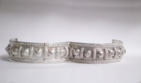 Vintage 1900’s Denmark 830 Sterling Silver Dome Pebbl… - Gem