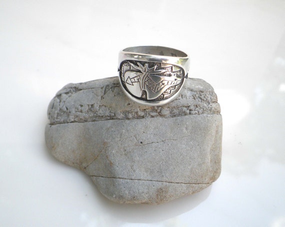 Vintage Signed Native American Roderick Tenorio RMT C… - Gem