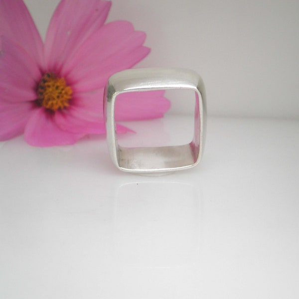 Square Band Ring - Etsy