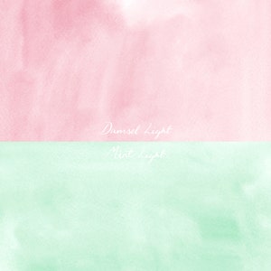 Watercolour Clipart Soft Wash Digital Papers in Rainbow Hues - Etsy