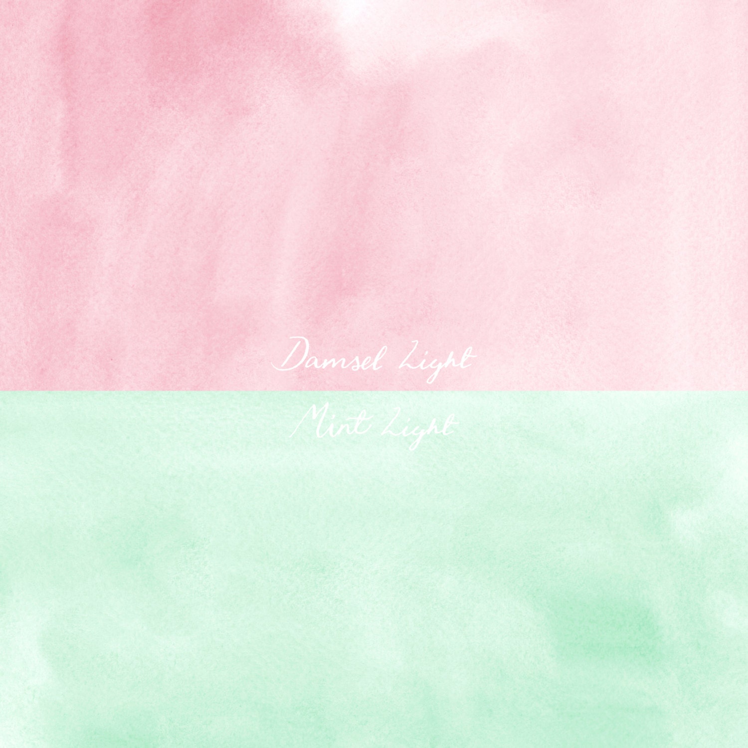 Watercolour Clipart Soft Wash Digital Papers in Rainbow Hues - Etsy