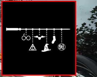 Wall Decals & Murals Water Bottles potter decal Car Windows Tumblers ...