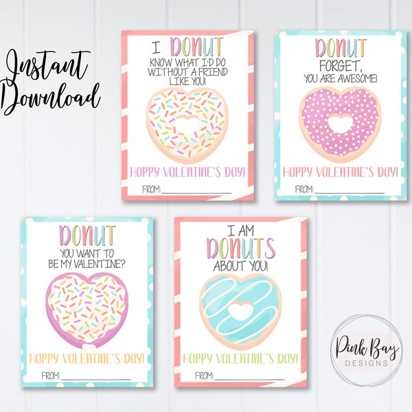 Donut Valentine - Etsy