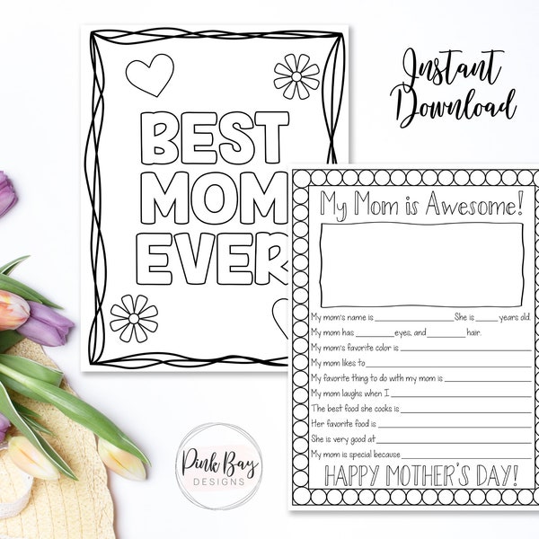 Mothers Day Questionnaire - Etsy
