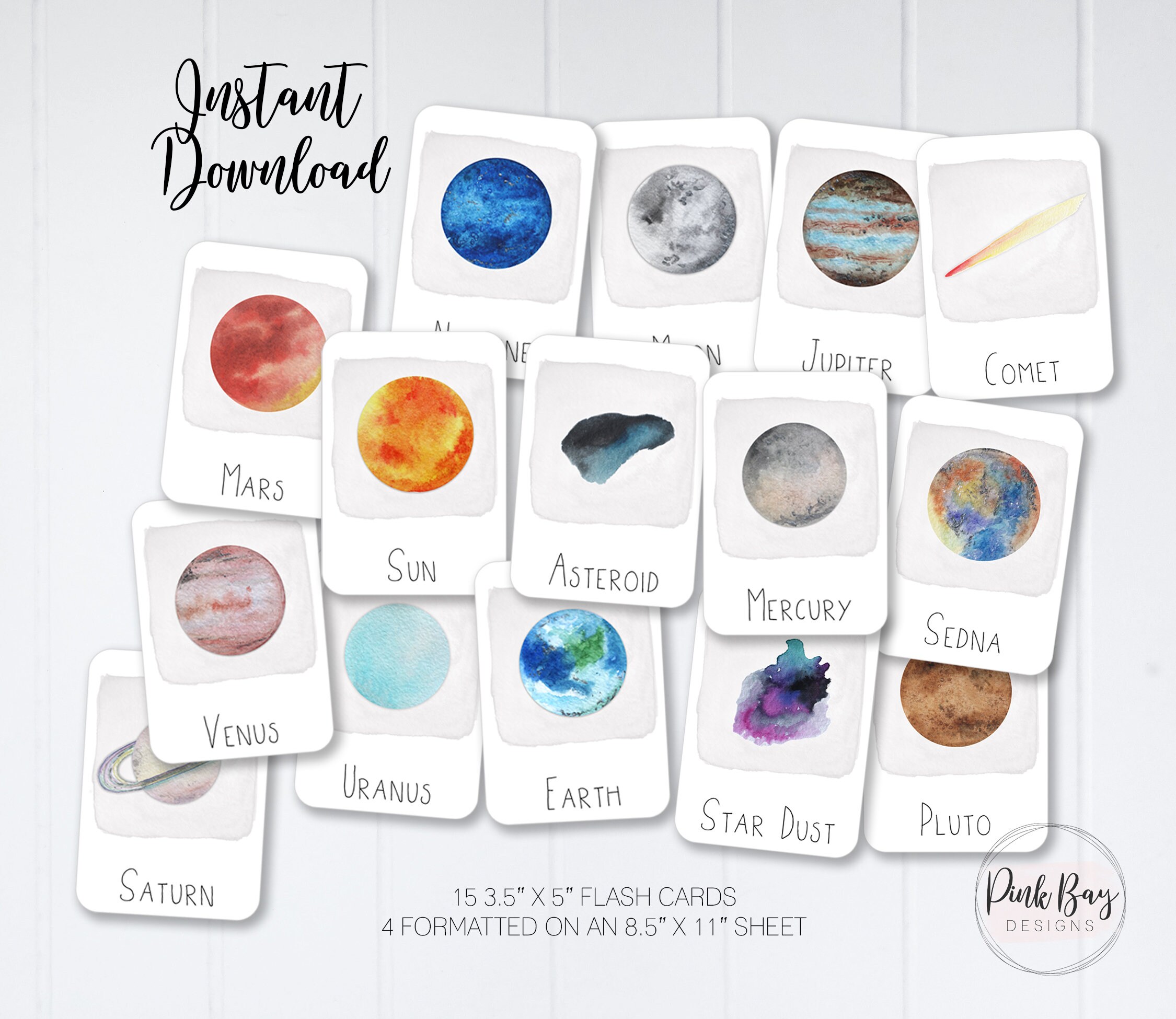 Solar System Printable Bundle Solar System Kids Activity - Etsy