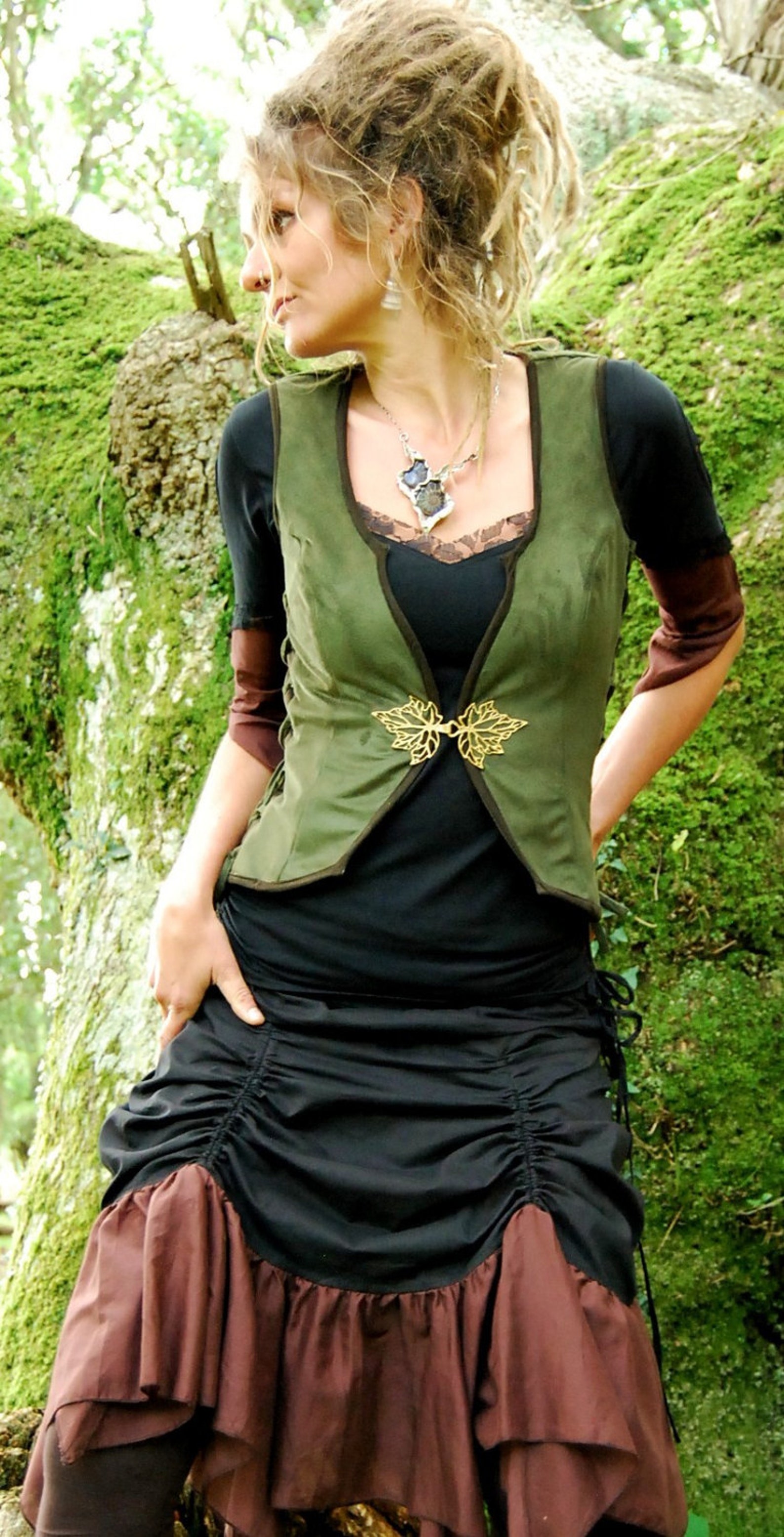 Steampunk waistcoats Goa clothes Boho vests Rave wear | Etsy